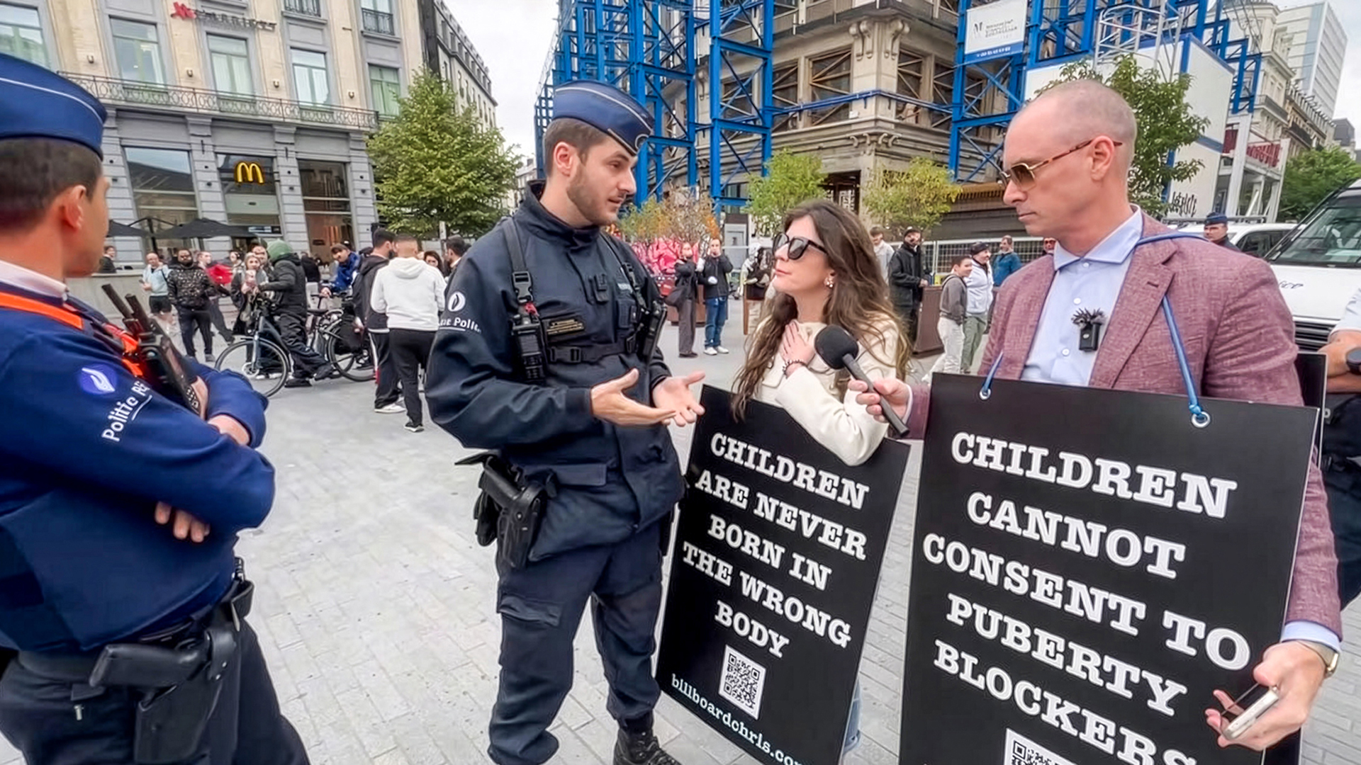 Protestors Arrested for Opposing Puberty Blockers Take Legal Action