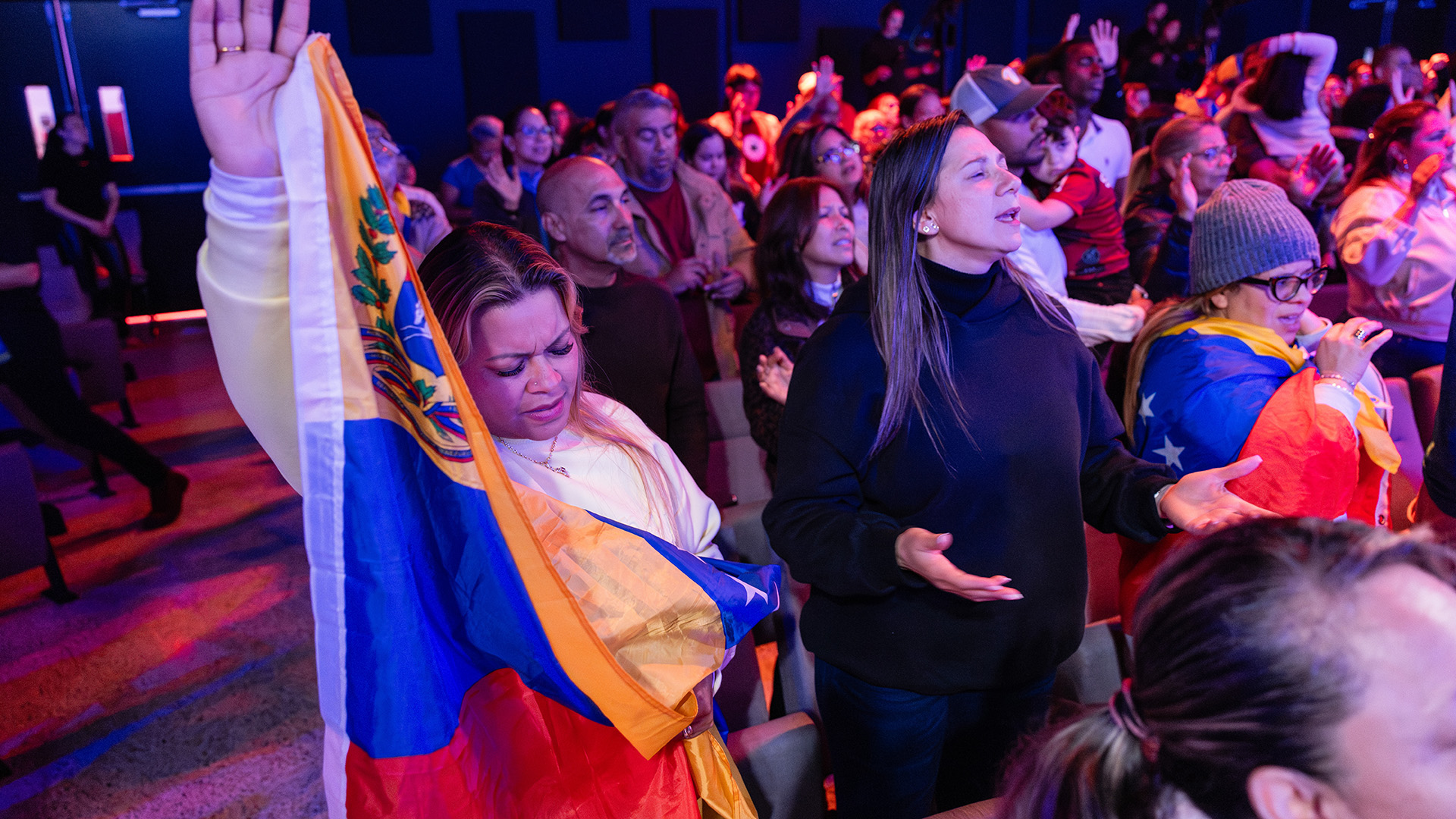 Will Graham Joins Hundreds in Fervent Prayer for Venezuela