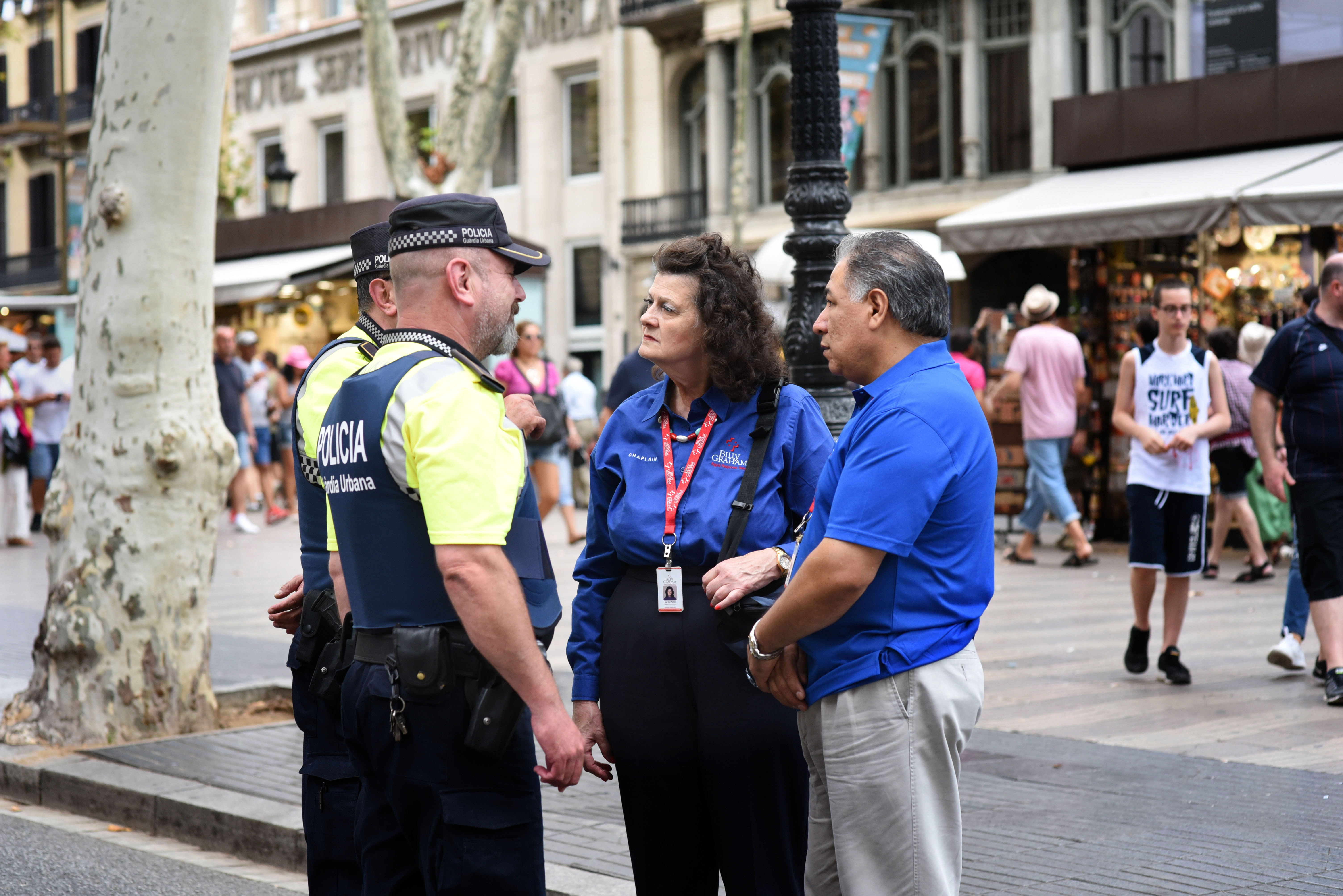 Chaplains minister to Barcelona Police | Billy Graham Evangelistic ...