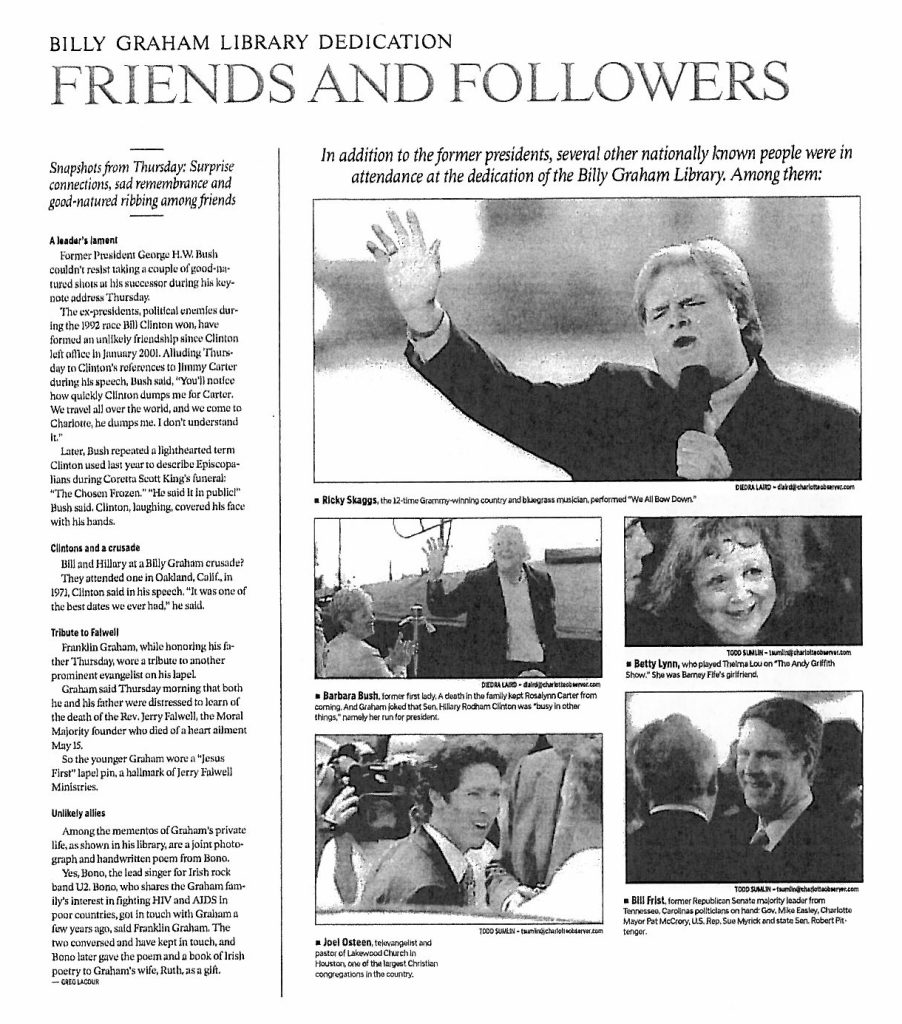 The Billy Graham Library Turns 10 - The Billy Graham Library Blog