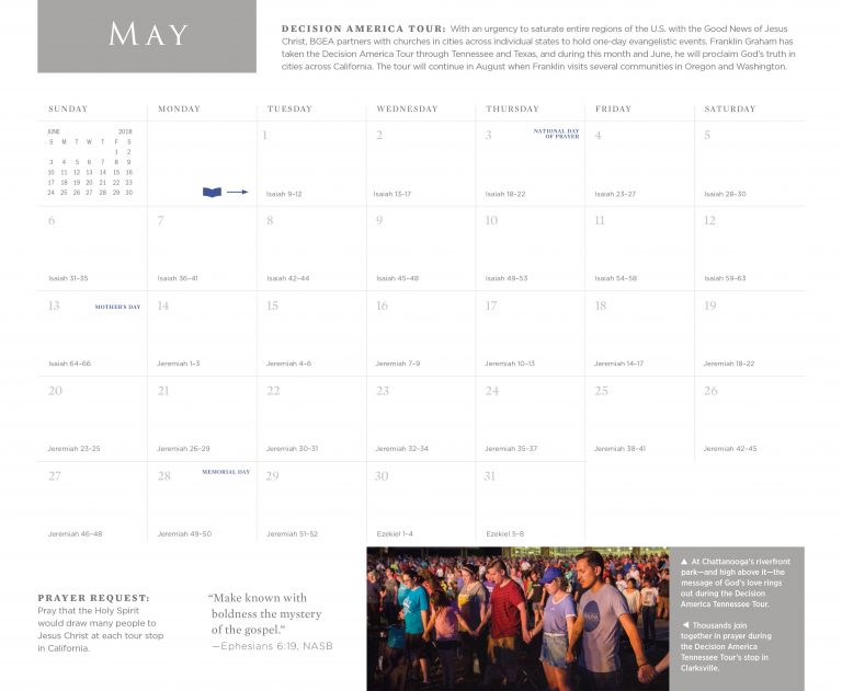 Read the Bible in a Year – May 2018 - The Billy Graham Library Blog