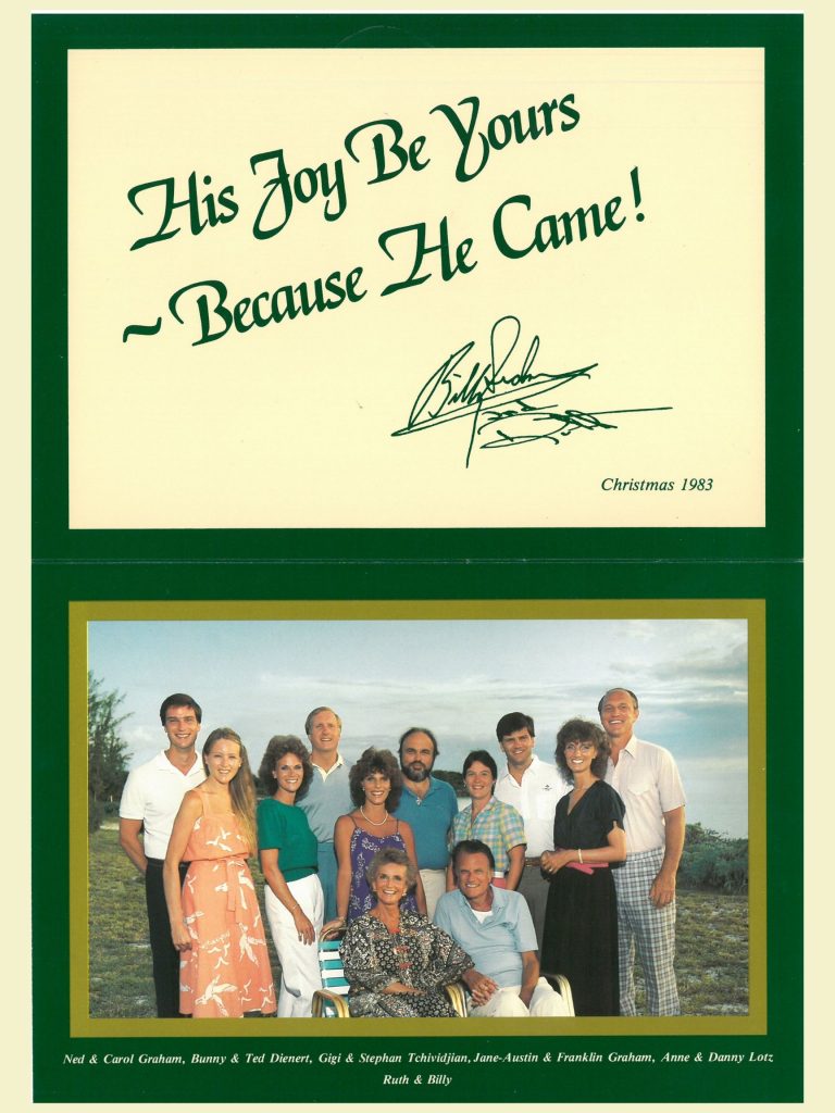 Christmas Cards Throughout the Years: 1980’s - The Billy Graham Library ...