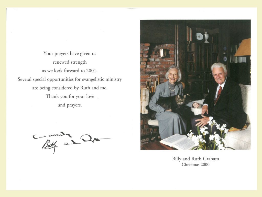 Christmas Cards Throughout the Years: 2000’s - The Billy Graham Library ...