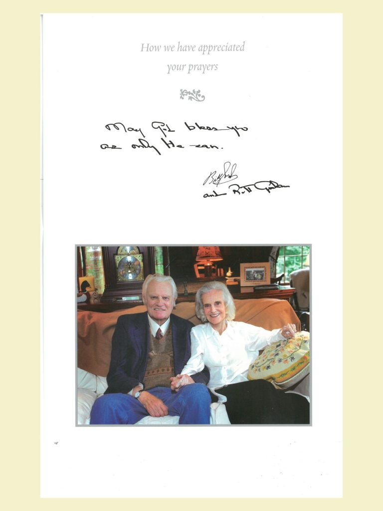 Christmas Cards Throughout the Years: 2000’s - The Billy Graham Library ...