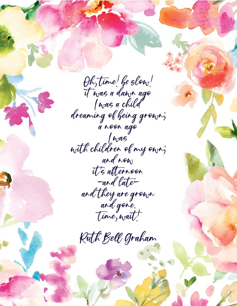 FREE Ruth Bell Graham Poem Prints - The Billy Graham Library Blog