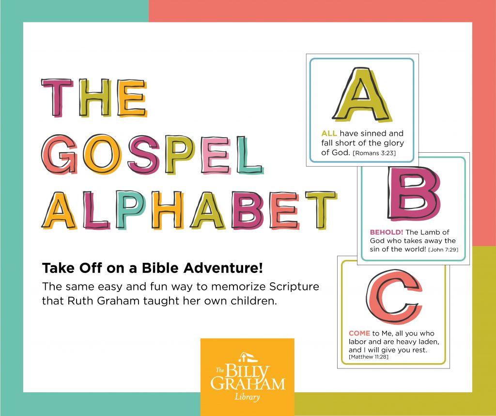 Gospel-Alphabet-header - The Billy Graham Library