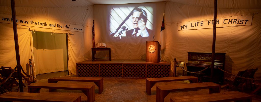 journey-inside-tent-cropped - The Billy Graham Library