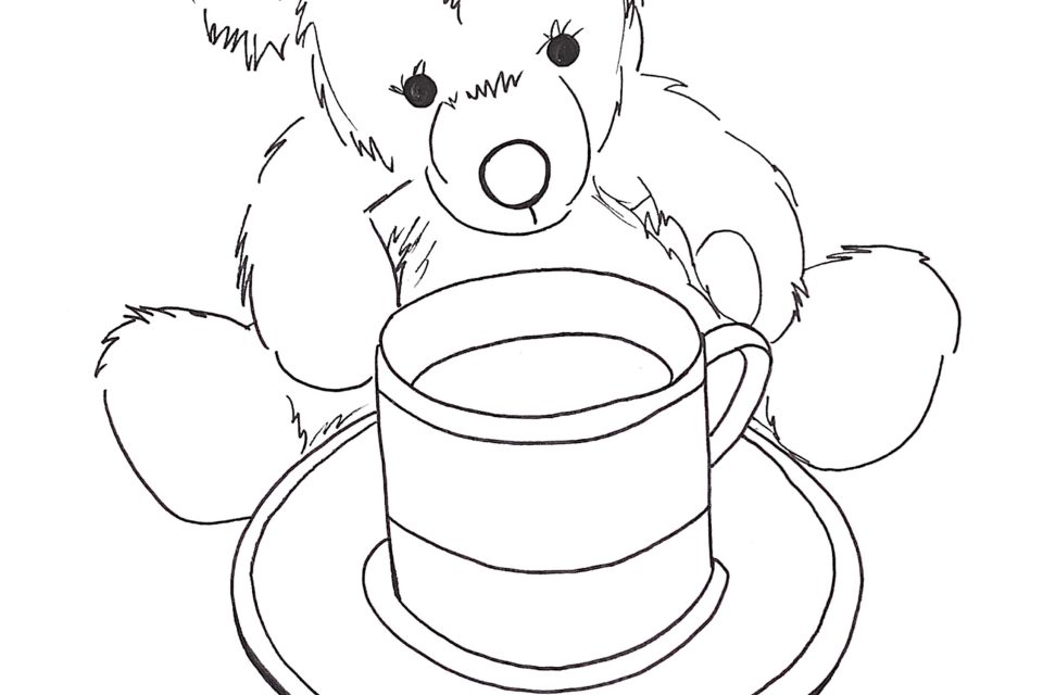 Teddy-Bear-Tea-Coloring-Page - The Billy Graham Library