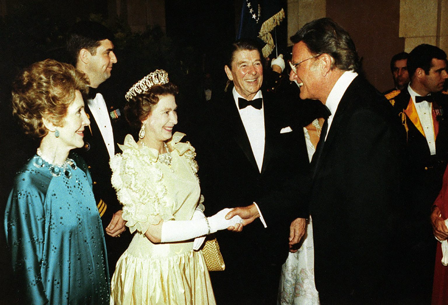 Billy Graham and Queen Elizabeth II