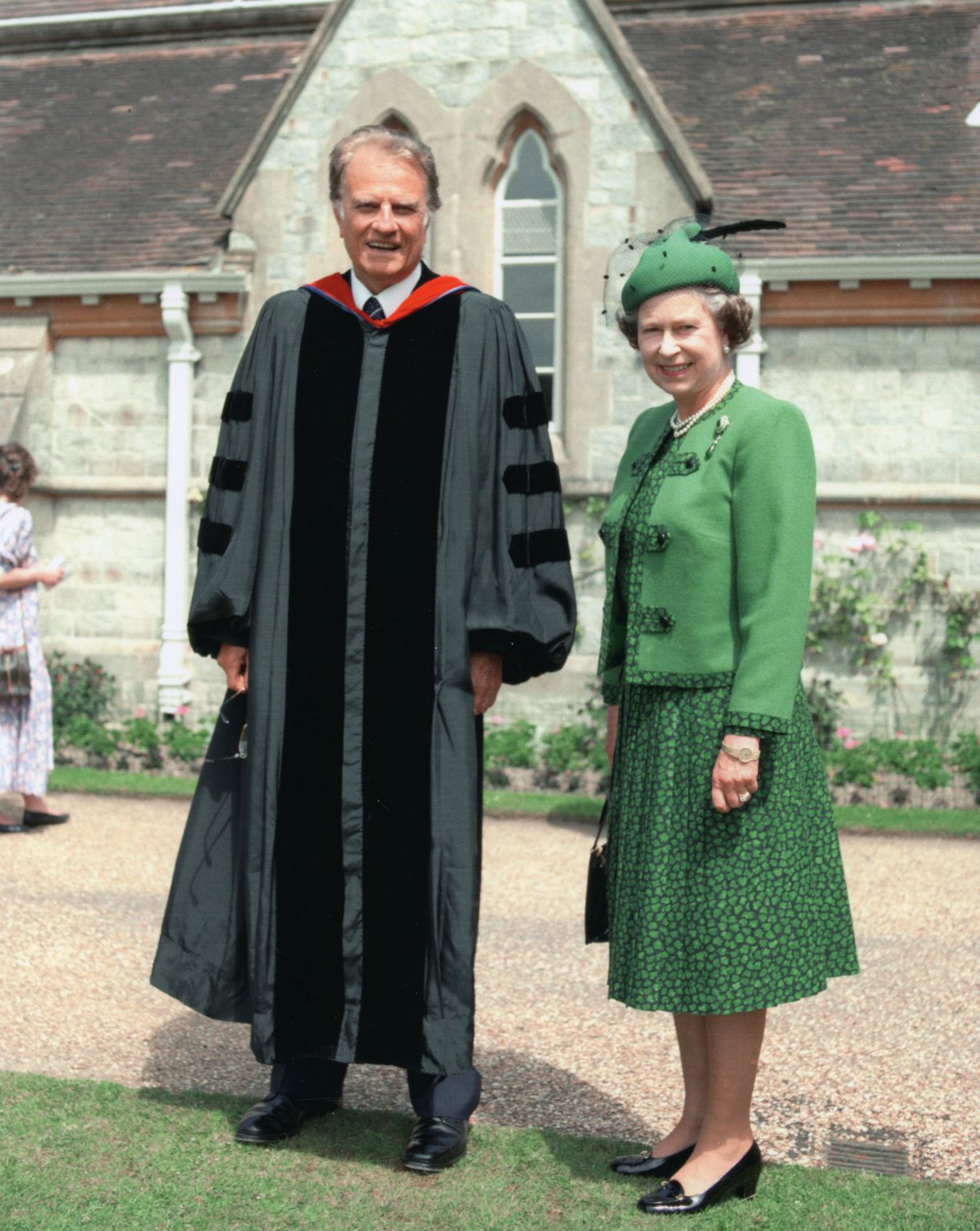 Billy Graham and Queen Elizabeth II