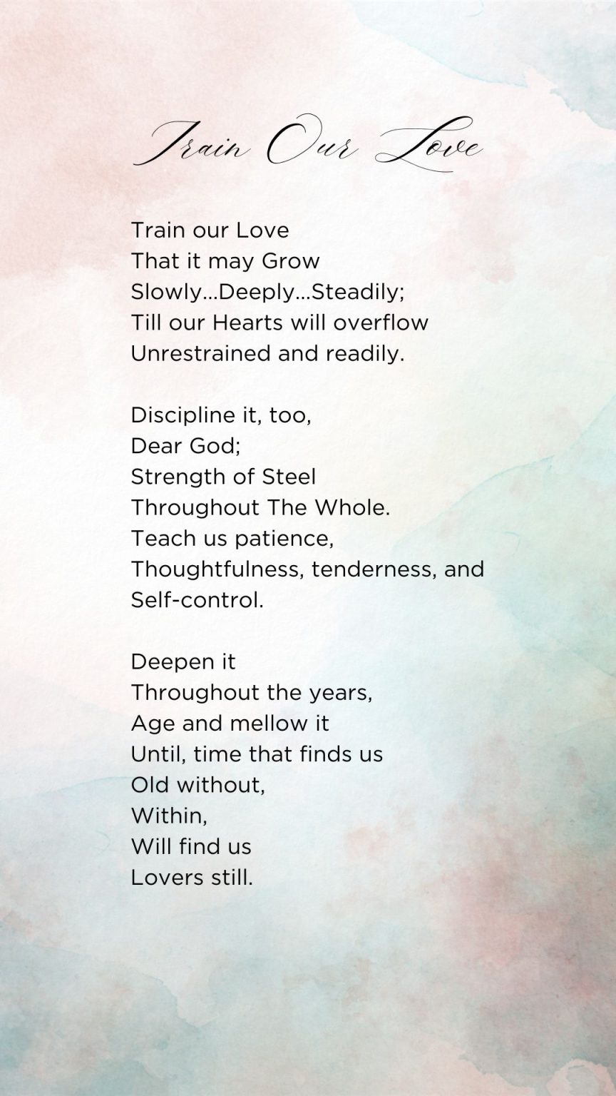 Love Poems from Ruth Bell Graham
