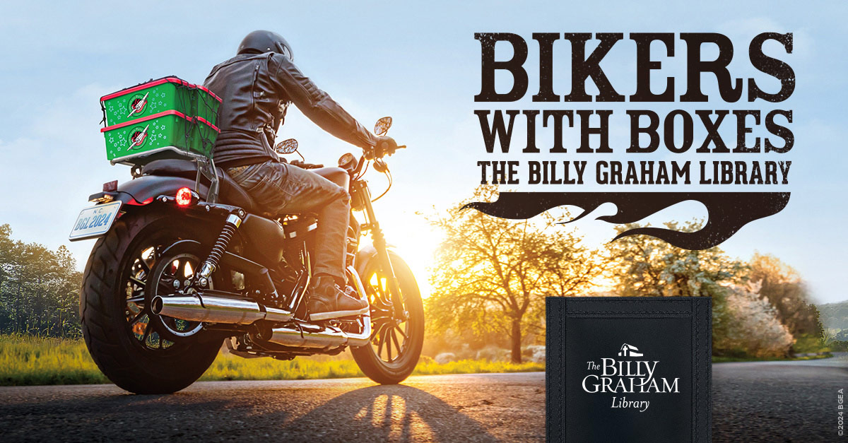 Bikers With Boxes - The Billy Graham Library