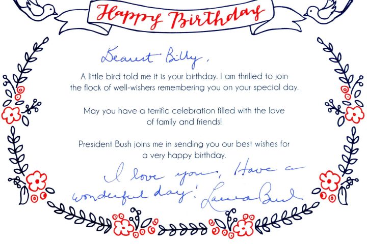 Laura-Bush_Card - The Billy Graham Library