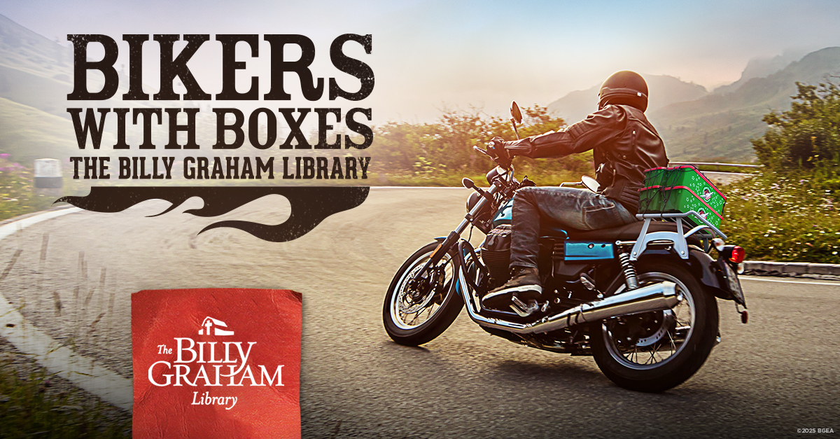 Bikers With Boxes - The Billy Graham Library