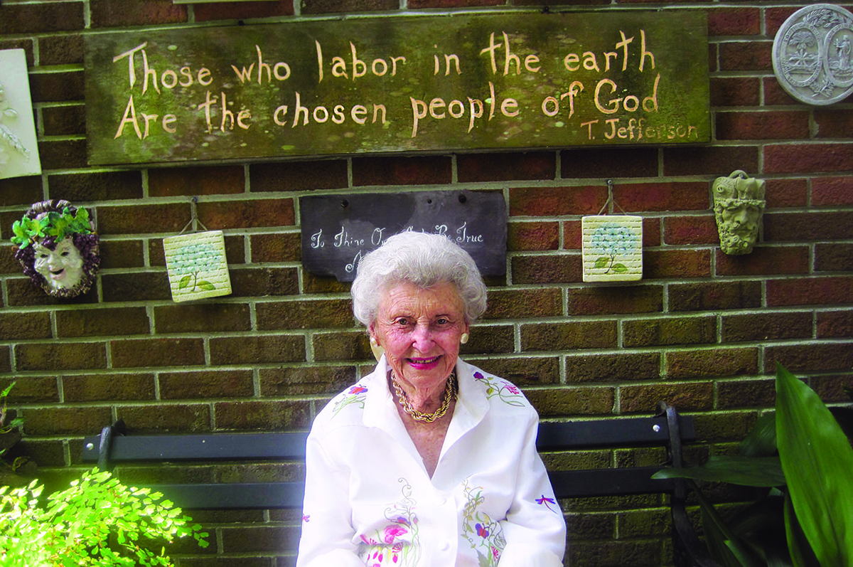 At 99, Still Sowing Seeds for Eternity