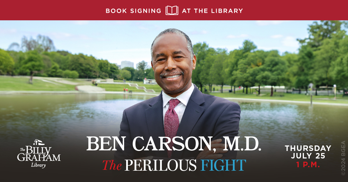 Dr. Ben Carson at the Billy Graham Library, July 25
