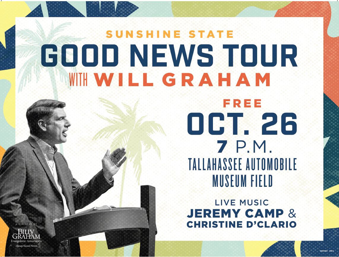 The Sunshine State Good News Tour with Will Graham kicks off in ...