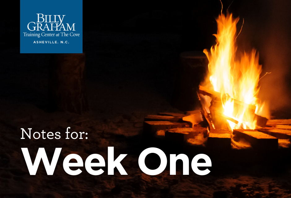 Kendra Graham Women's Bible Study Week One - Billy Graham Training Center at the Cove