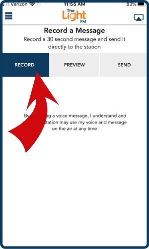 Record a Message for The Light FM - The Light FM